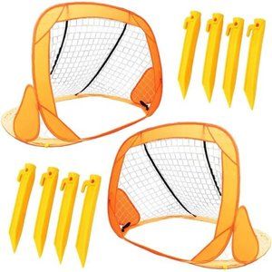 Toys | Small Soccer Goal Set 2 Pack 31 In Portable Pop Up Mini Soccer ...